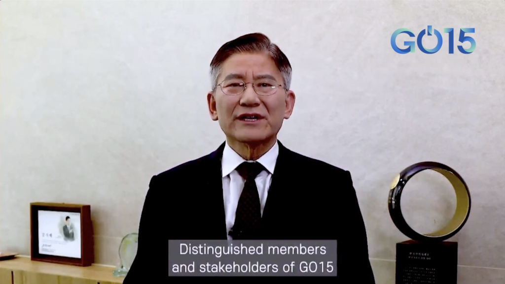 Jung Dong Hee's first address to GO15 members as 2025 President - GO15